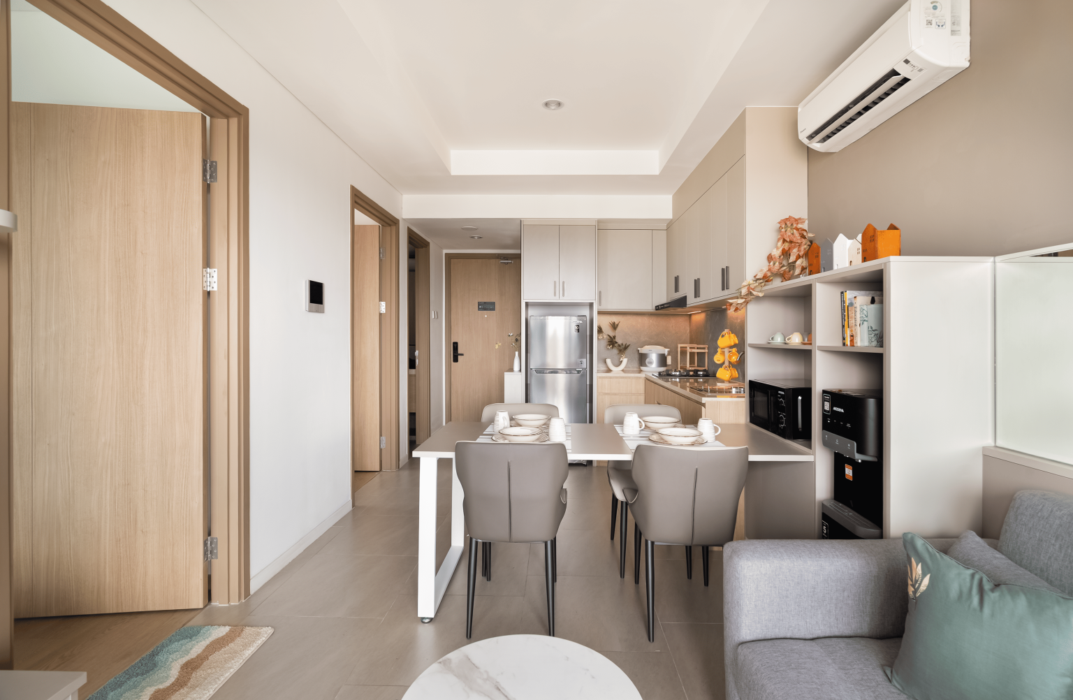 Desain Interior Apartemen 2 Kamar dengan Tata Ruang Efisien